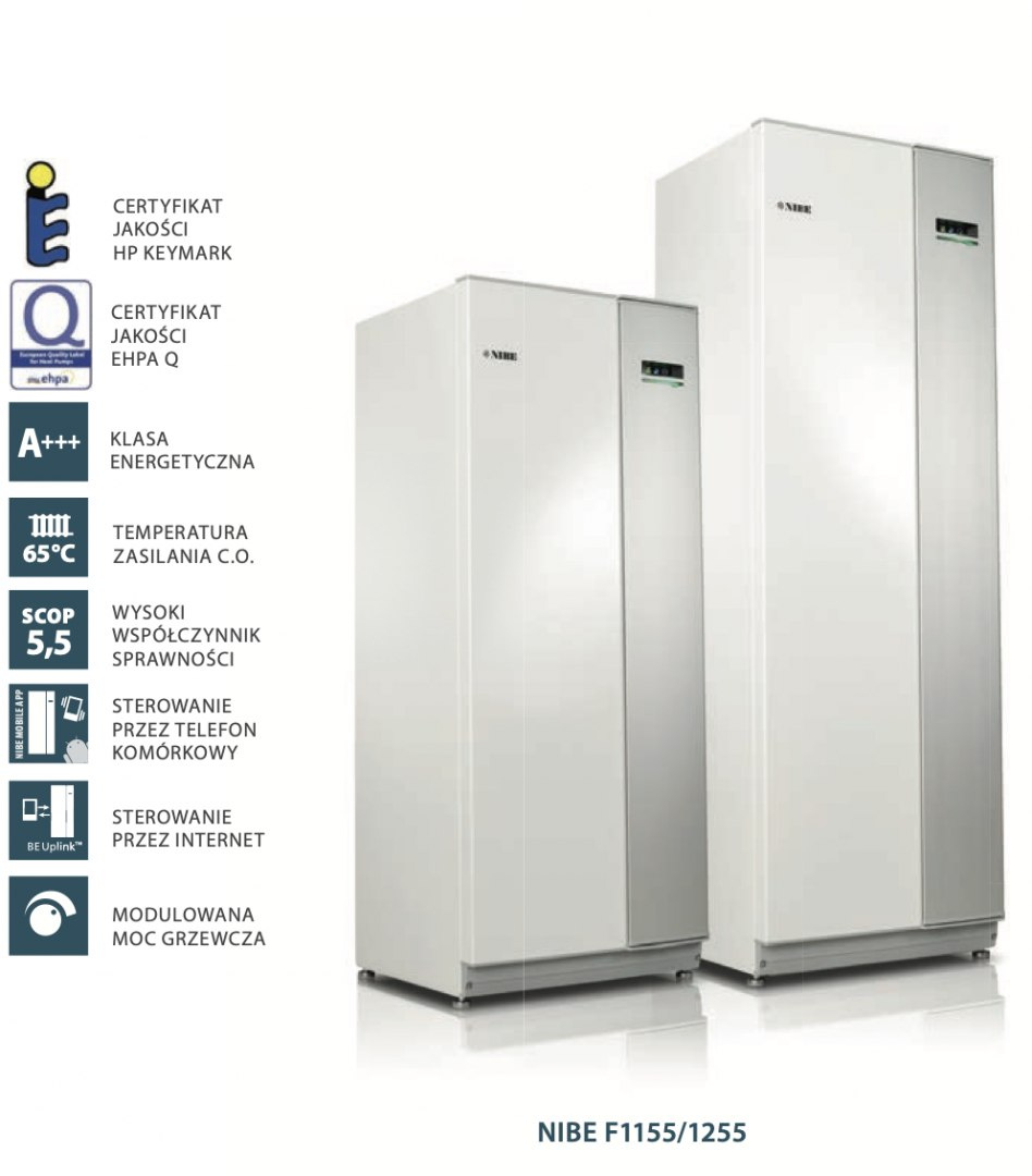 NIBE GRUNTOWA POMPA CIEPŁA F1255-6 R - BM & Partner